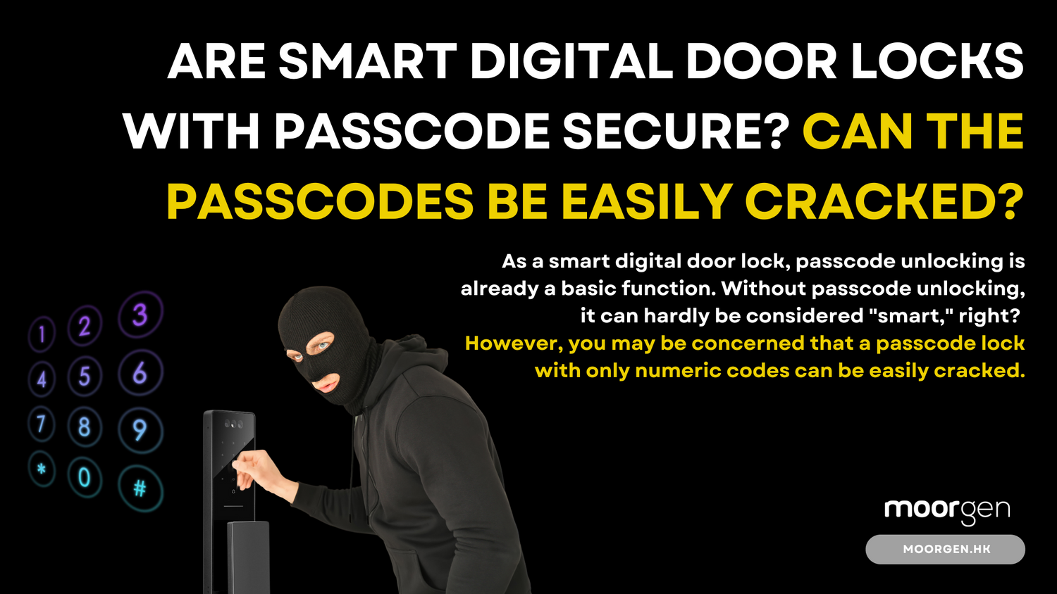 Are Smart Digital Door Locks with Passcode Secure? Can the Passcodes b ...