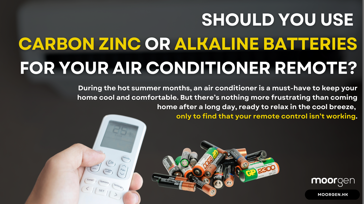 Should You Use Carbon Zinc or Alkaline Batteries for Your Air Conditio ...