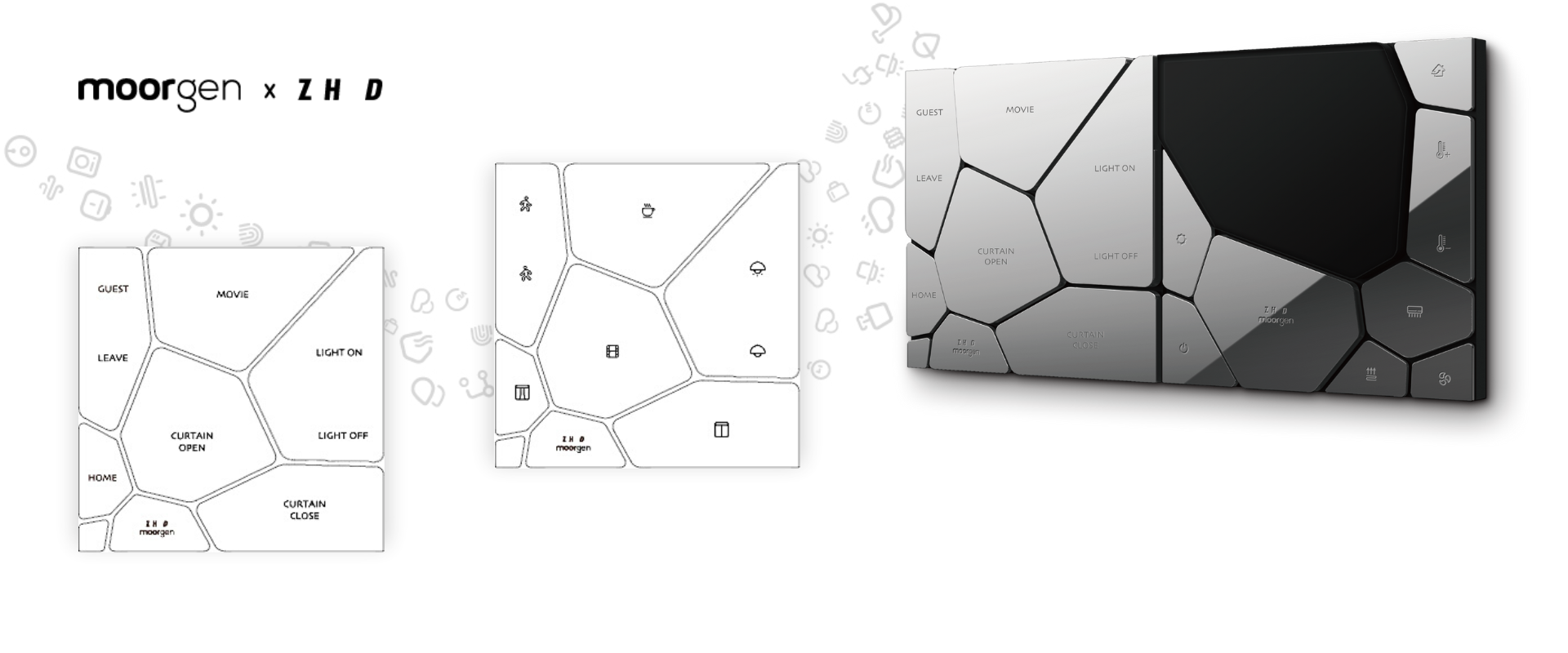 Smart Panel - Zaha Landmark – Moorgen Smart Home